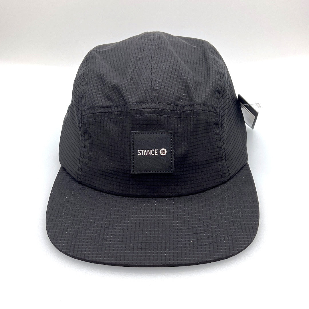 Stance Kinectic Black 5 Panel Hat – 5ive Panel